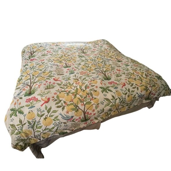 Pottery Barn | Bedding | Pottery Barn Jocelyn Floral Lemons Blue Bird ...